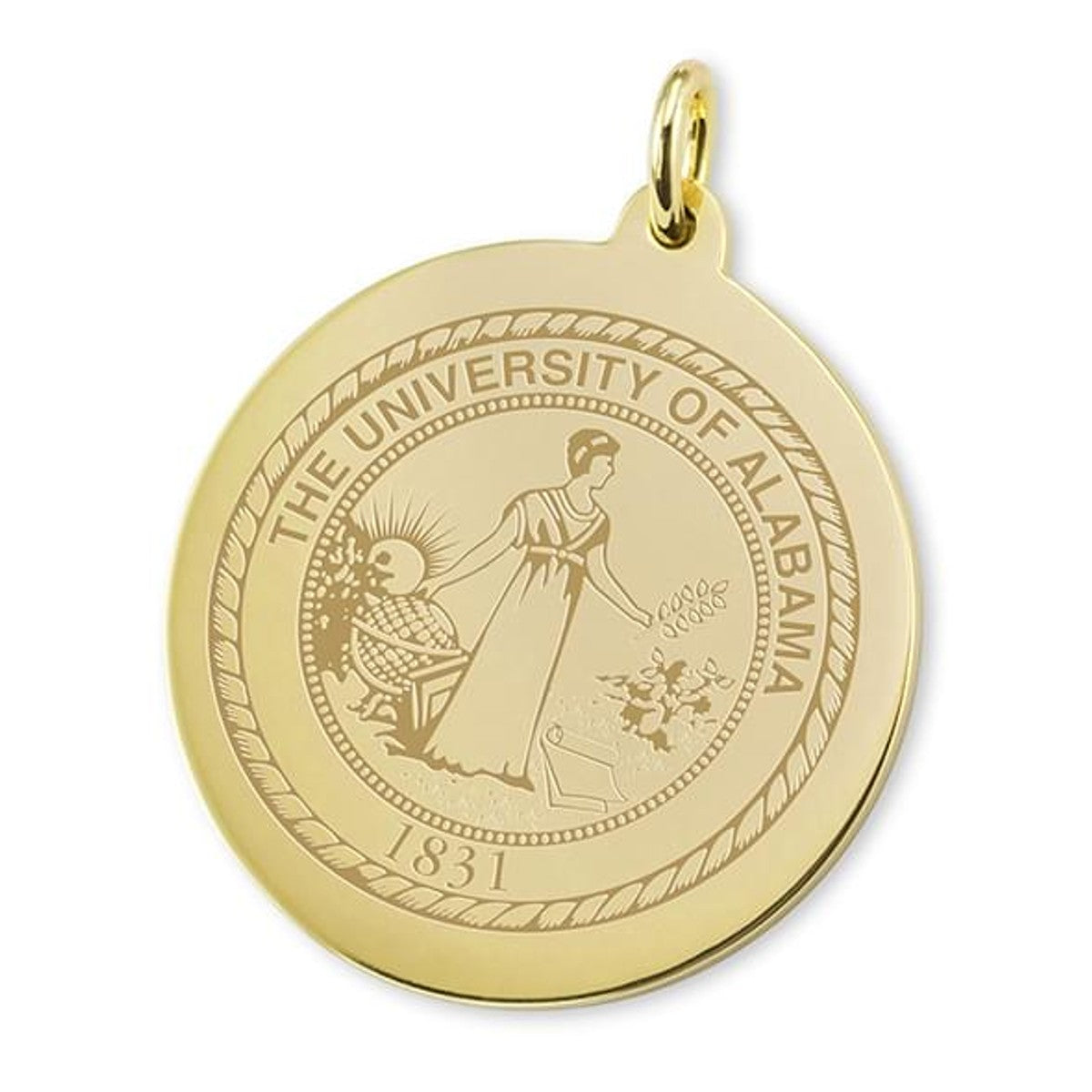 Alabama 14K Gold Charm - Graduation Gift Selection | M.LaHart & Co.