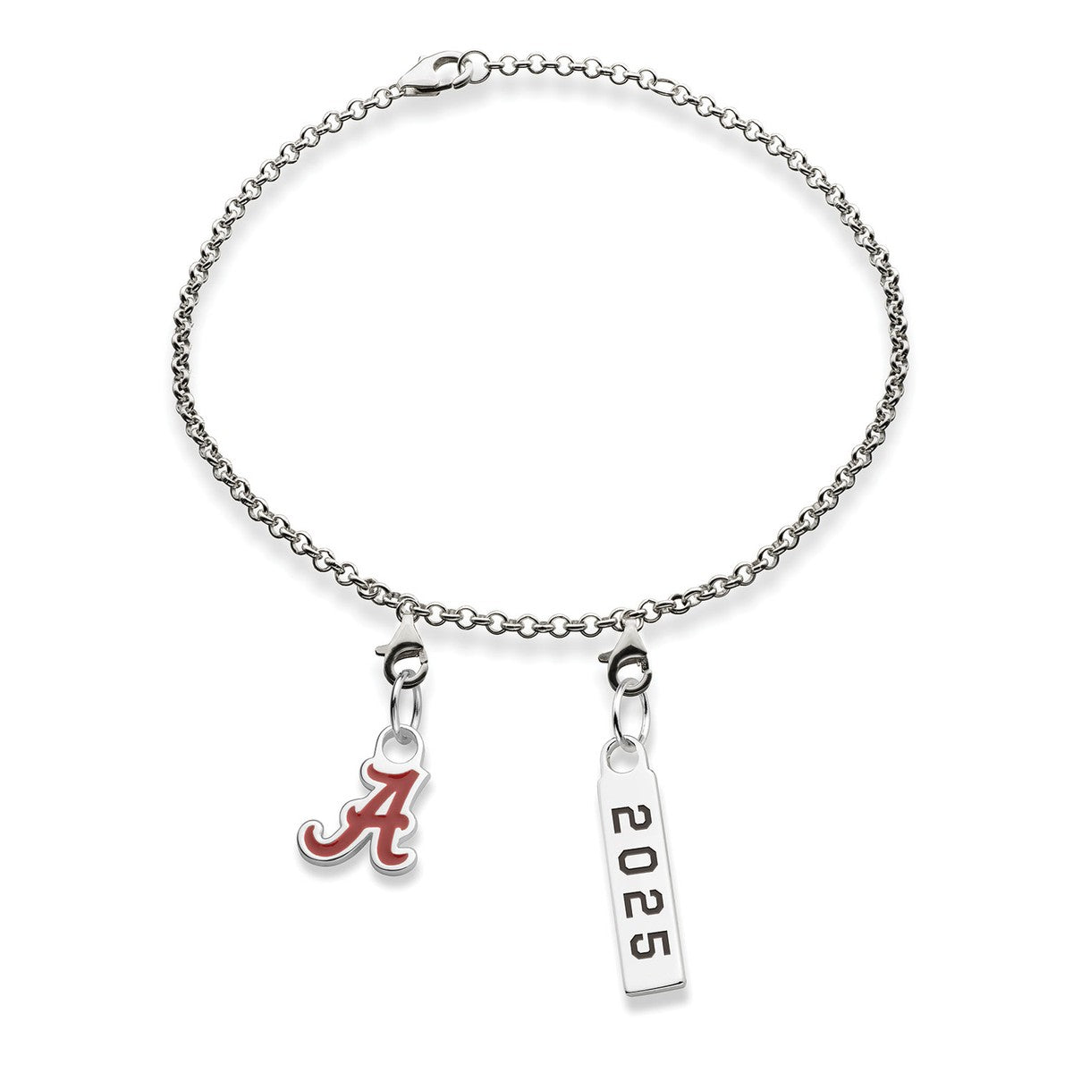 Alabama Class Year Sterling Silver Bracelet | M.LaHart & Co.