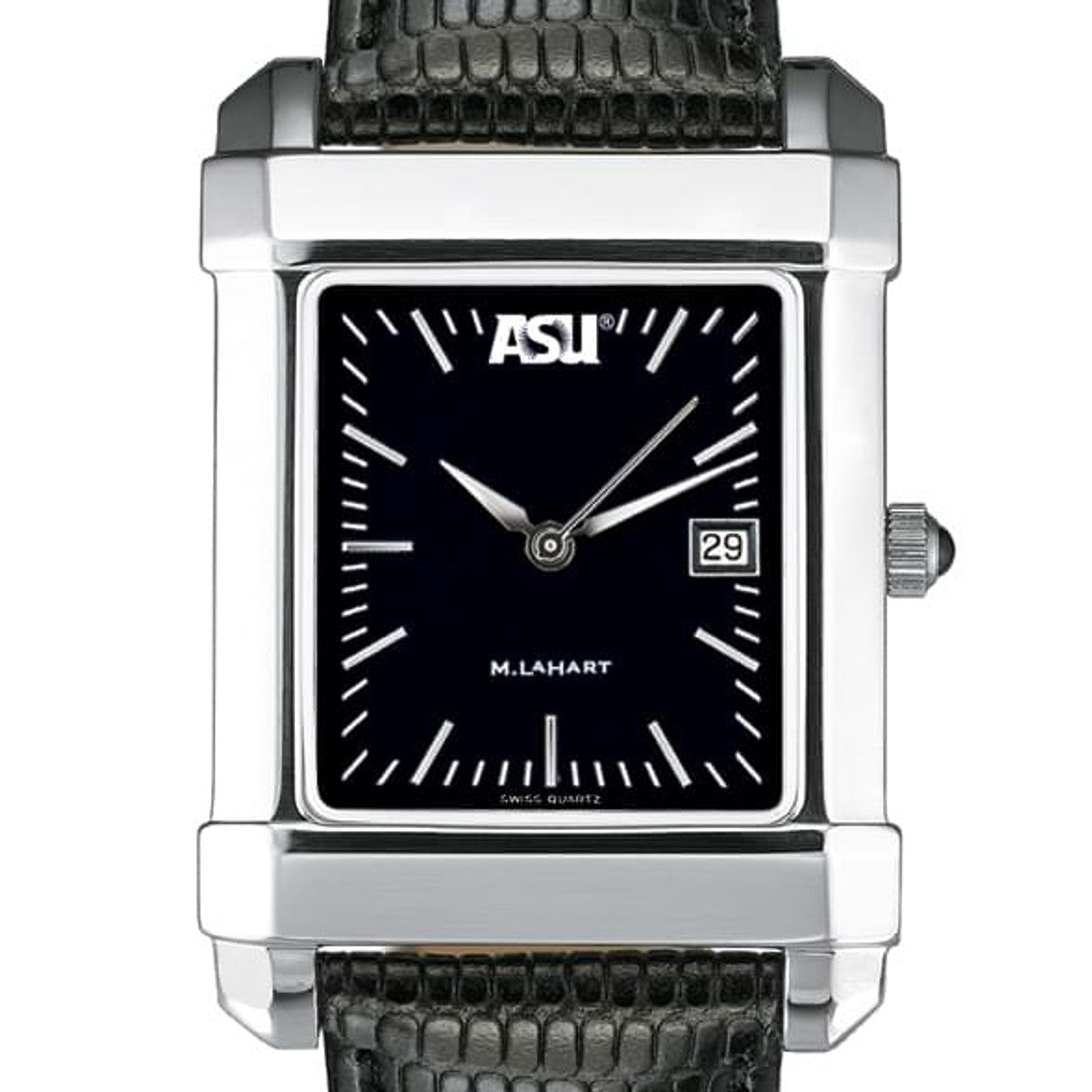 ASU Men's Black Quad Watch with Leather Strap | M.LaHart & Co.