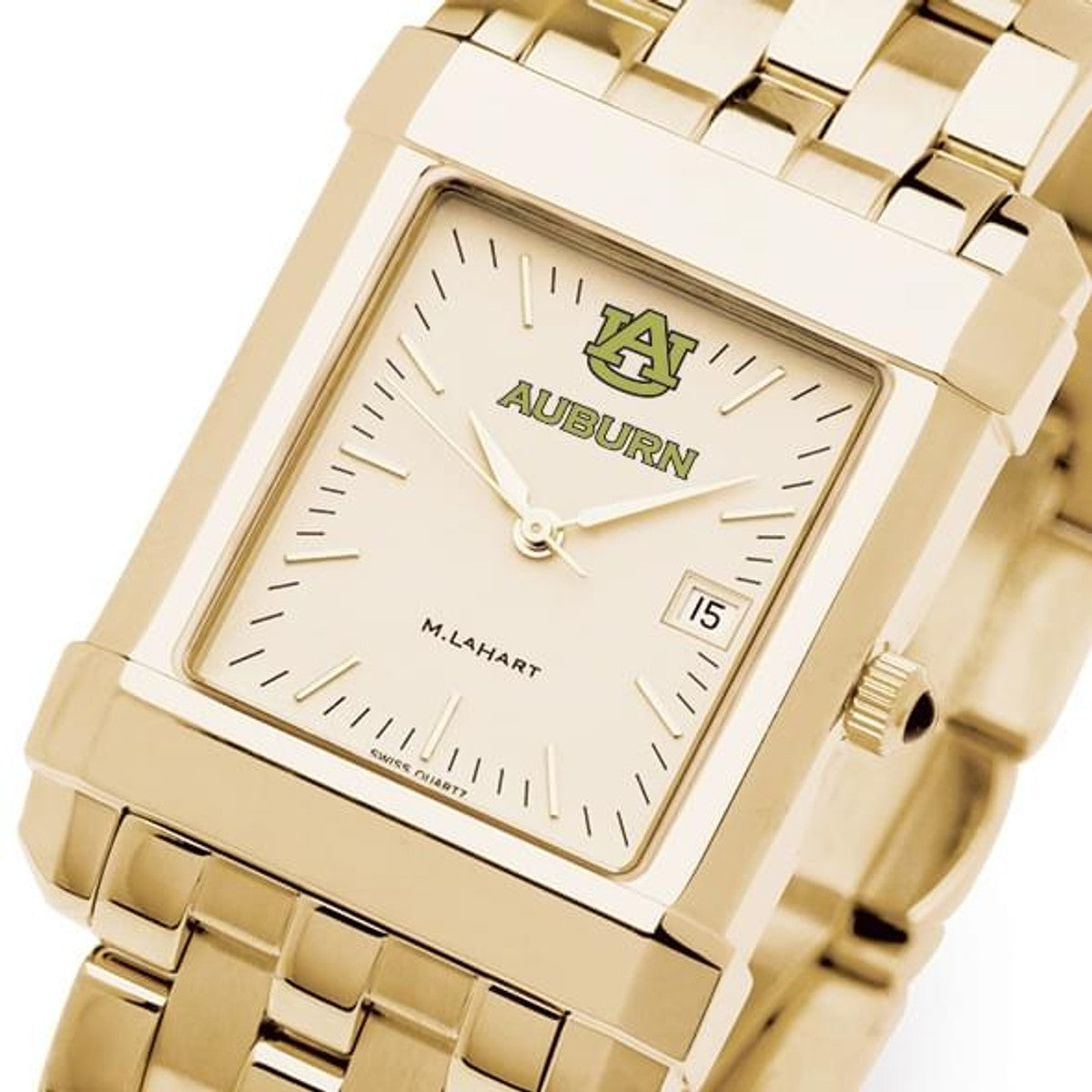 Auburn Men's Gold Quad with Bracelet | M.LaHart & Co.
