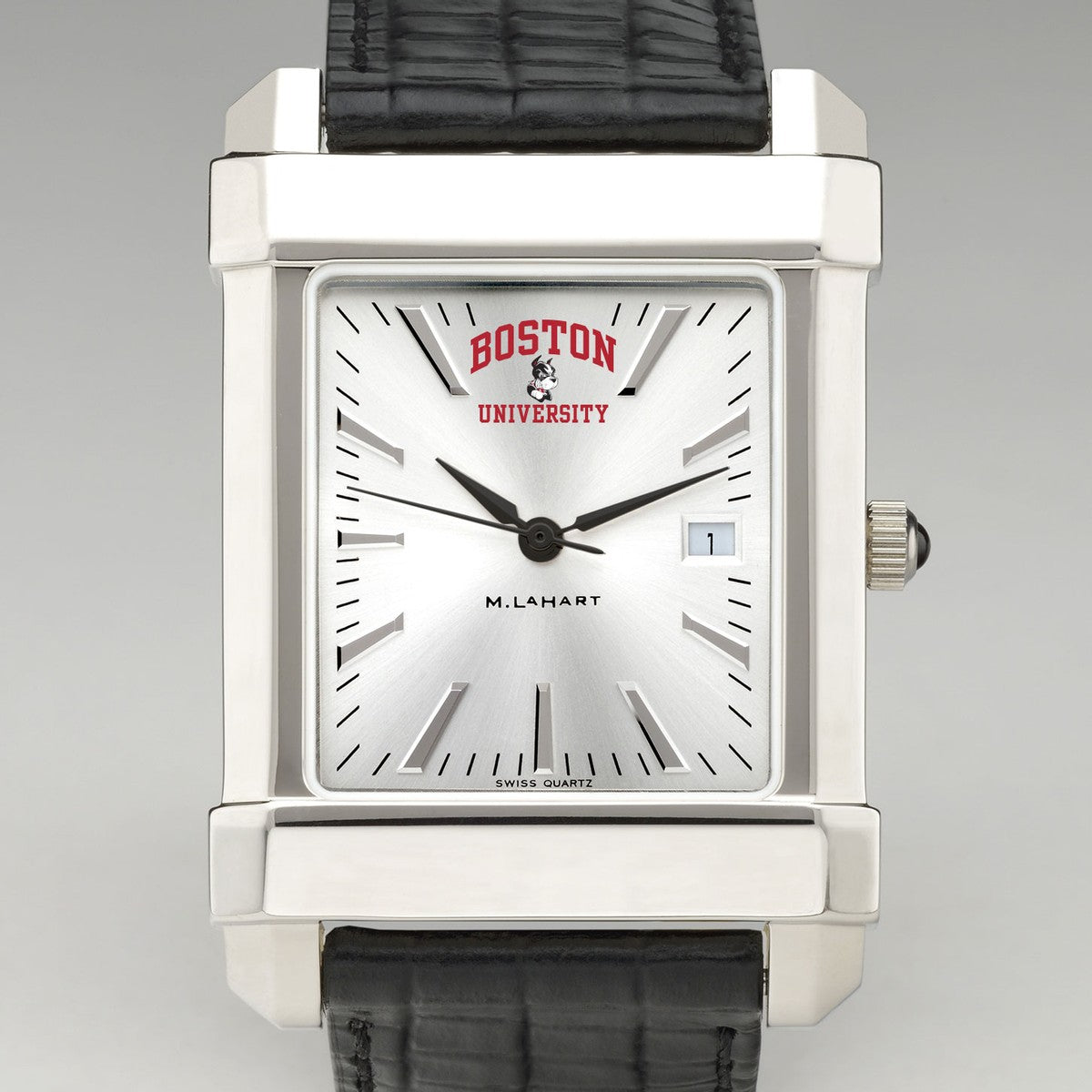 Boston University Men's Collegiate Watch with Leather Strap | M.LaHart ...