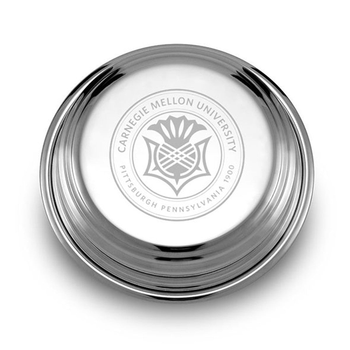 Carnegie Mellon Pewter Paperweight | M.LaHart & Co.