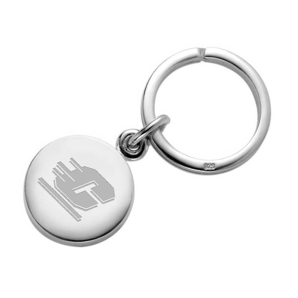 Central Michigan Sterling Silver Insignia Key Ring | M.LaHart & Co.