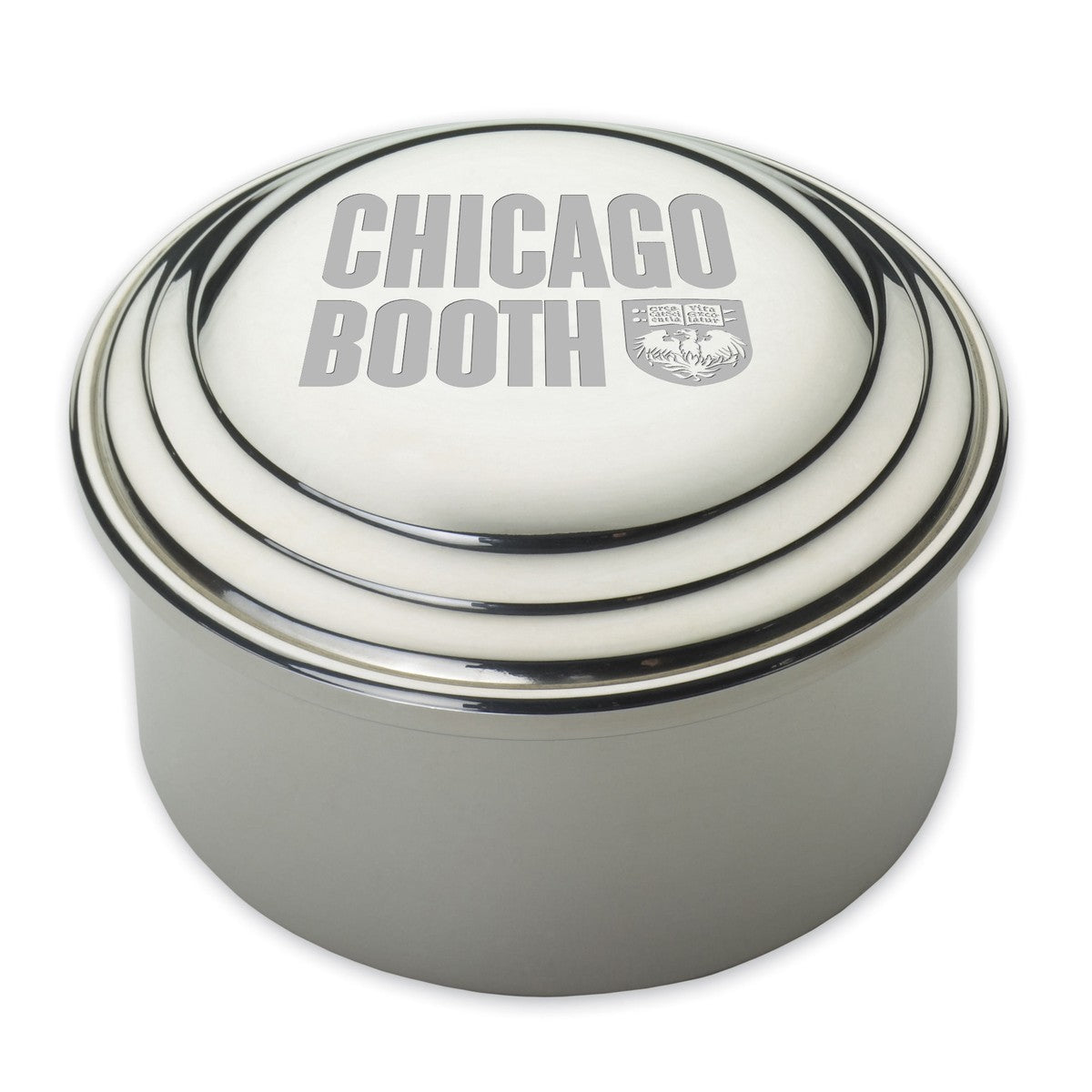 Chicago Booth Pewter Keepsake Box | M.LaHart & Co.