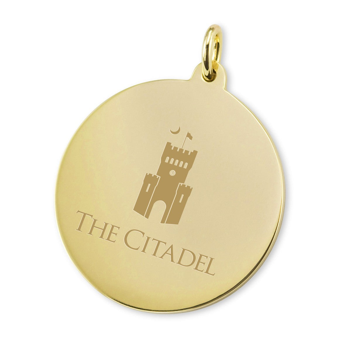 Citadel 14K Gold Charm - Graduation Gift Selection | M.LaHart & Co.
