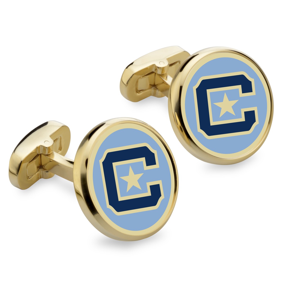 Citadel Enamel Cufflinks - Graduation Gift Selection | M.LaHart & Co.