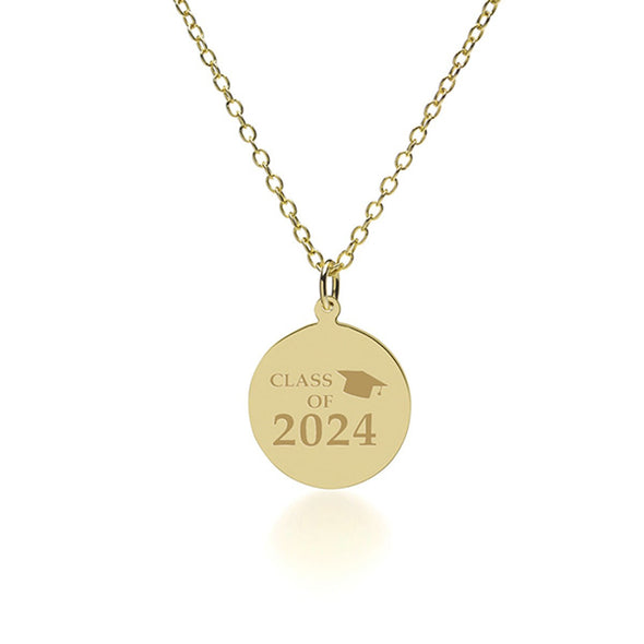 Class of 2024 14K Gold Pendant & Chain - Graduation Gift Selection | M ...