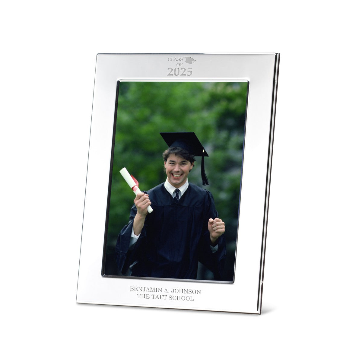 Class of 2025 Polished Pewter 5x7 Picture Frame | M.LaHart & Co.
