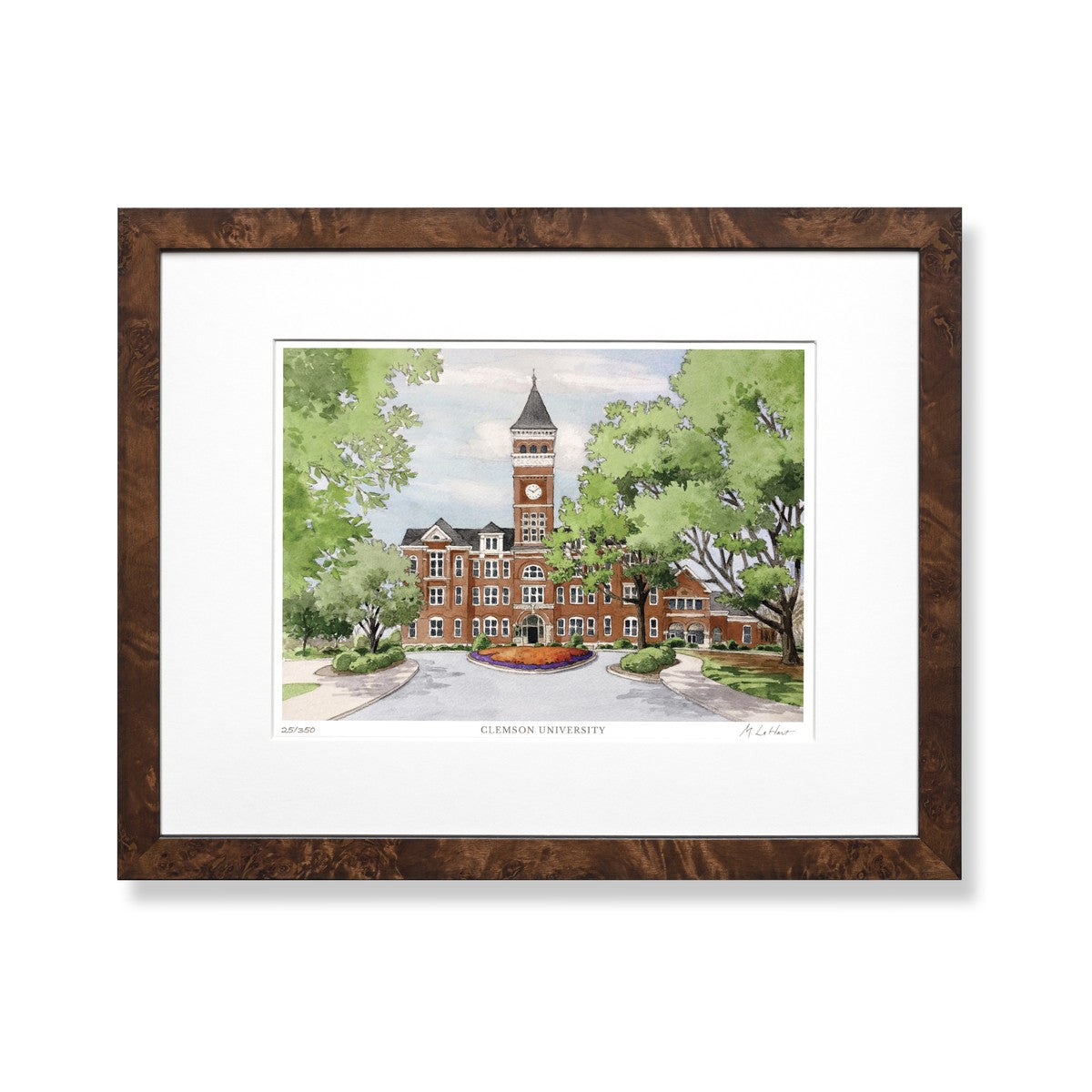 Clemson Campus Print - Limited Edition, Medium | M.LaHart & Co.