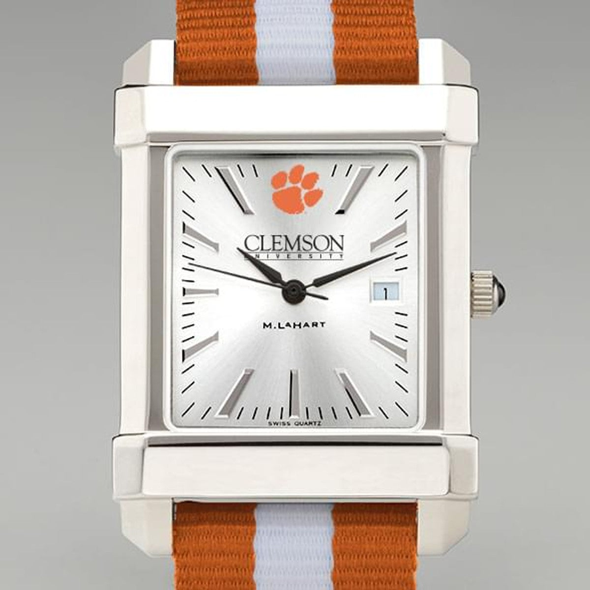 Clemson Collegiate Watch with RAF Nylon Strap for Men | M.LaHart & Co.