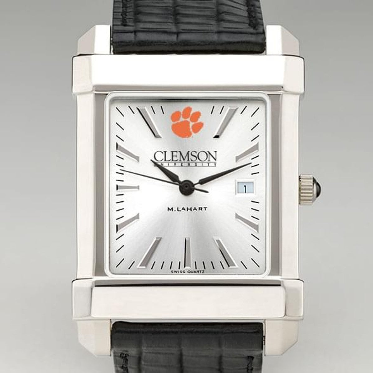 Clemson Men's Collegiate Watch with Leather Strap | M.LaHart & Co.