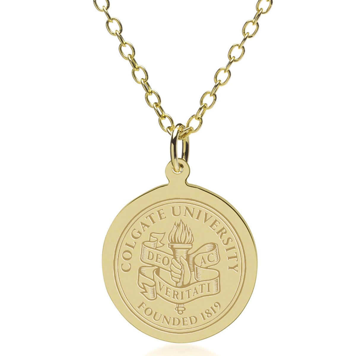 Colgate 14K Gold Pendant & Chain | M.LaHart & Co.