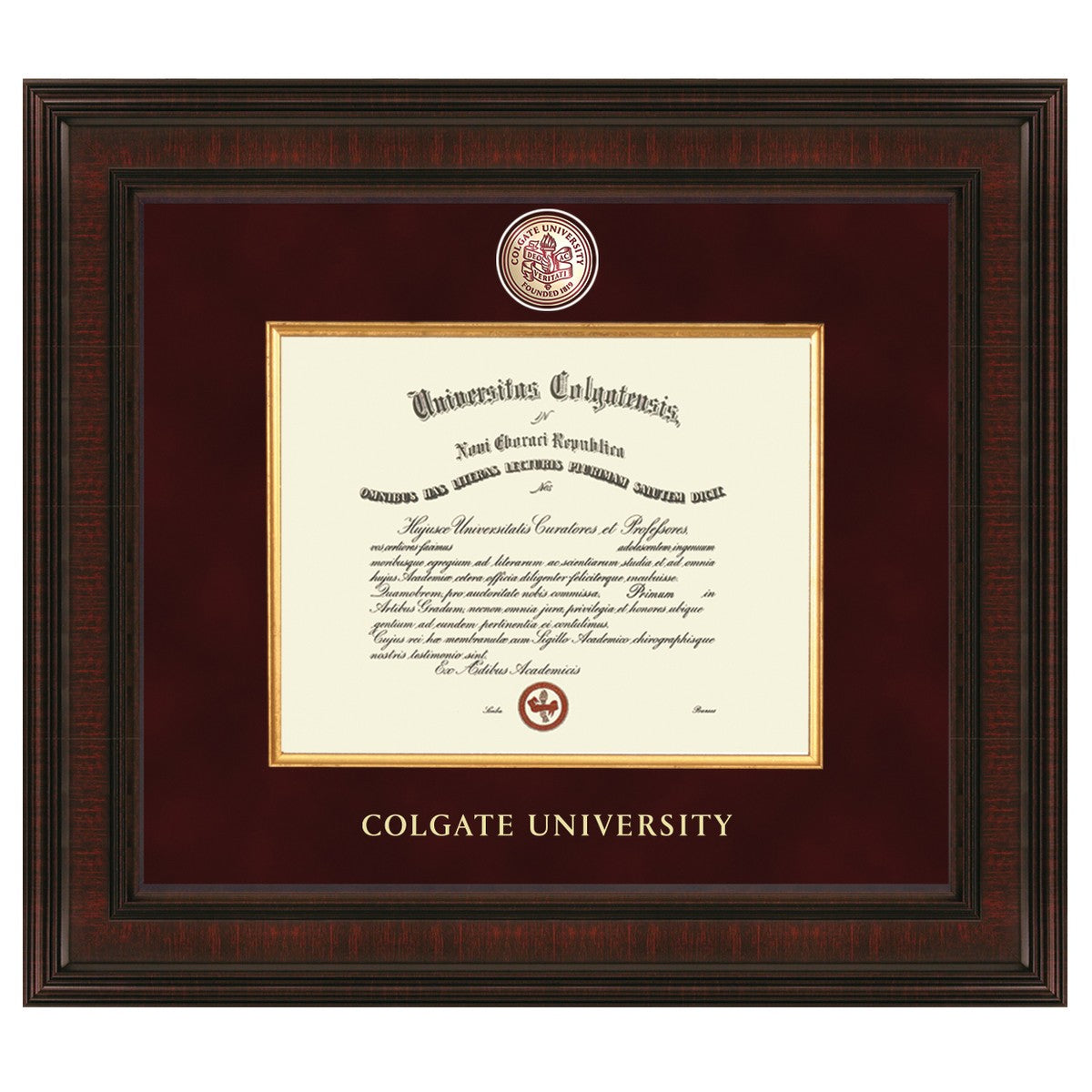 Colgate Diploma Frame - Excelsior Graduation Gift | M.LaHart & Co.