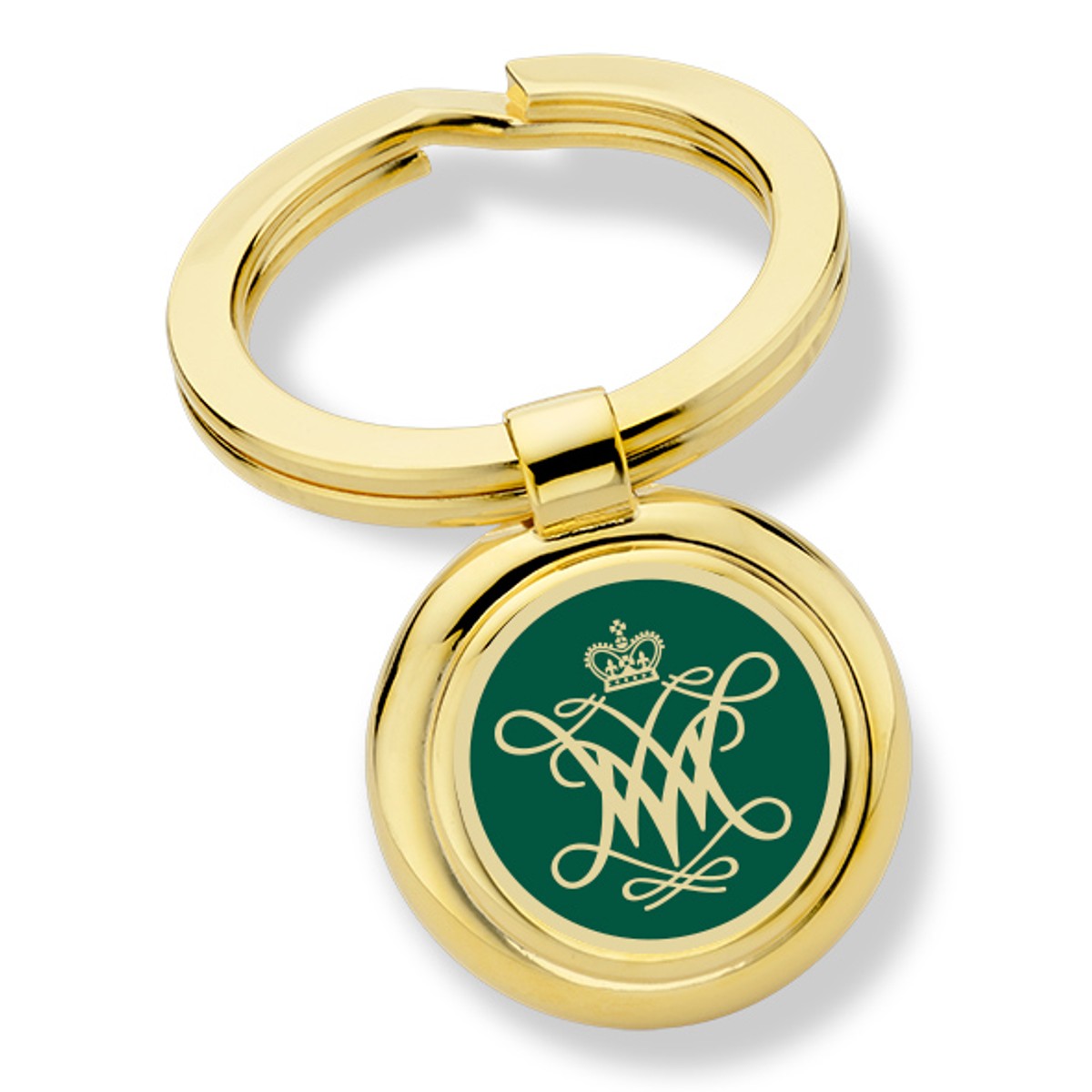 William & Mary Enamel Key Ring | M.LaHart & Co.