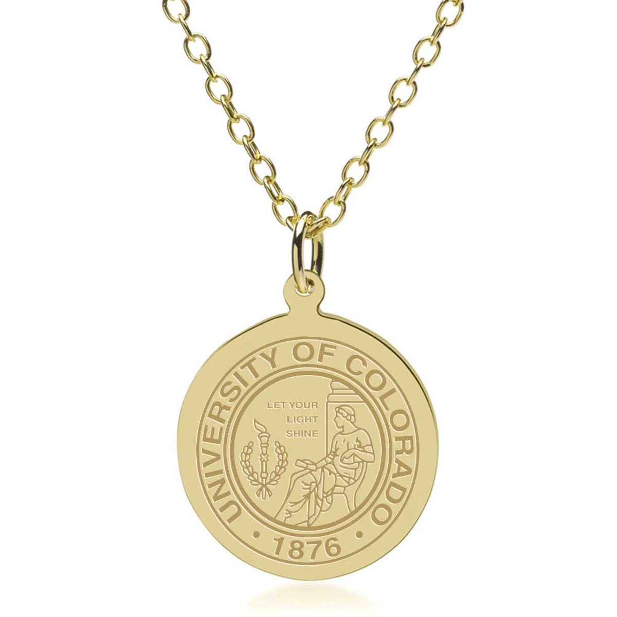 Colorado 18K Gold Pendant & Chain | M.LaHart & Co.