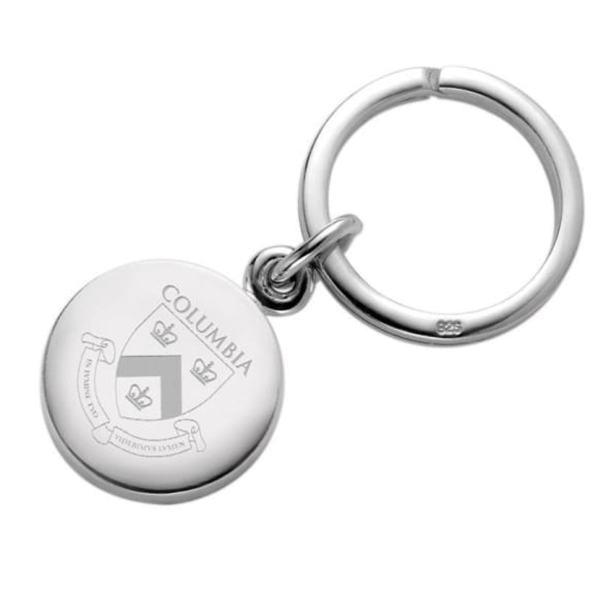 Columbia Sterling Silver Insignia Key Ring - Graduation Gift Selection ...
