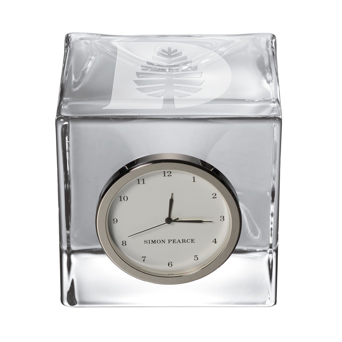 Dartmouth Glass Desk Clock by Simon Pearce - Graduation Gift Selection ...