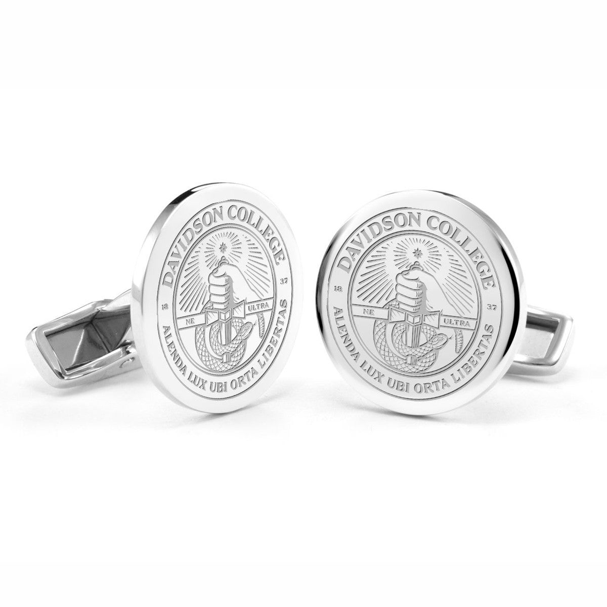 Davidson College Cufflinks in Sterling Silver | M.LaHart & Co.