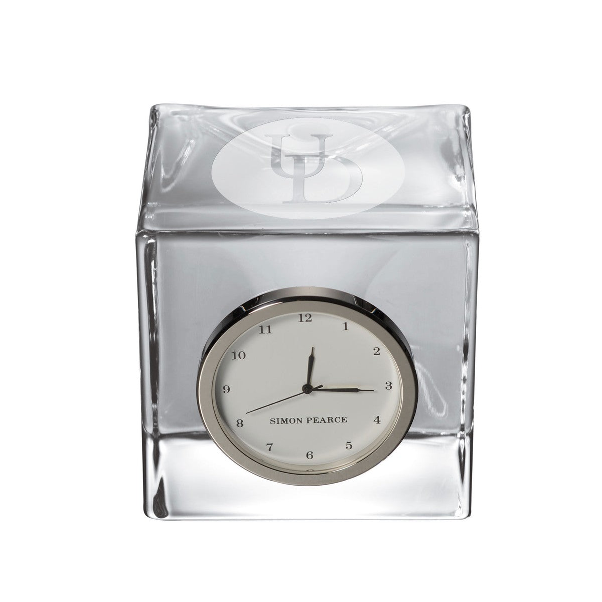 Delaware Glass Desk Clock by Simon Pearce - Graduation Gift Selection ...