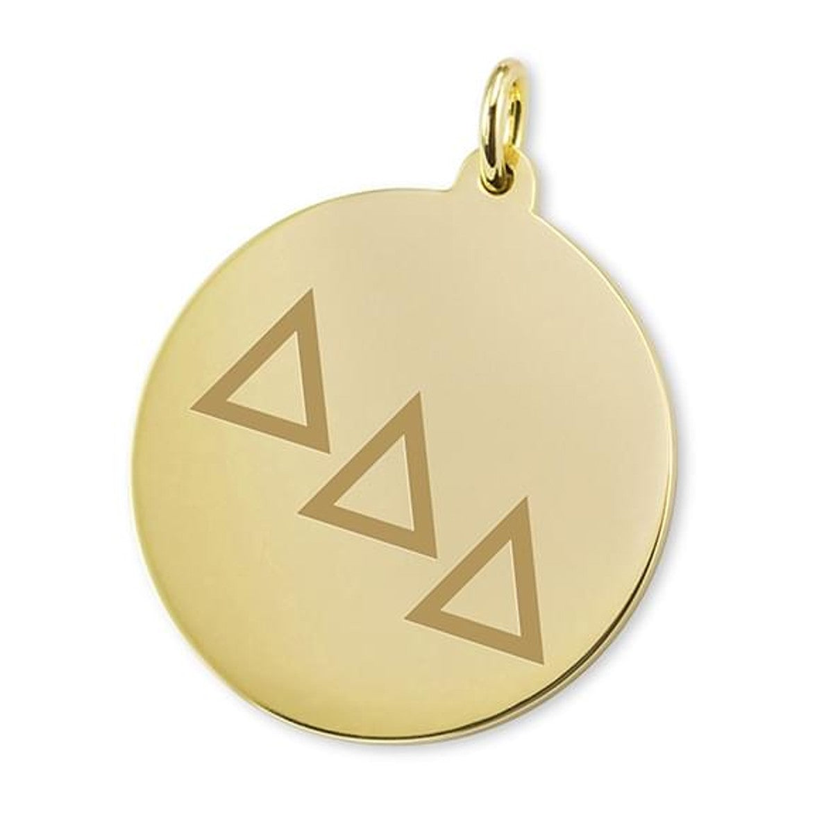 Delta Delta Delta 14K Gold Individual Charm | M.LaHart & Co.