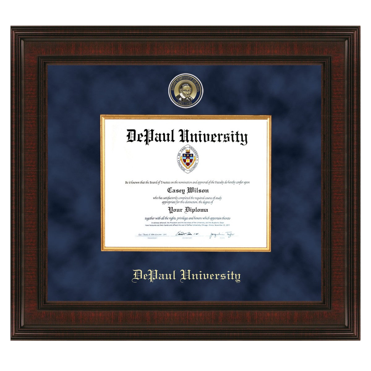 DePaul Diploma Frame - Excelsior - Graduation Gift Selection | M.LaHart ...