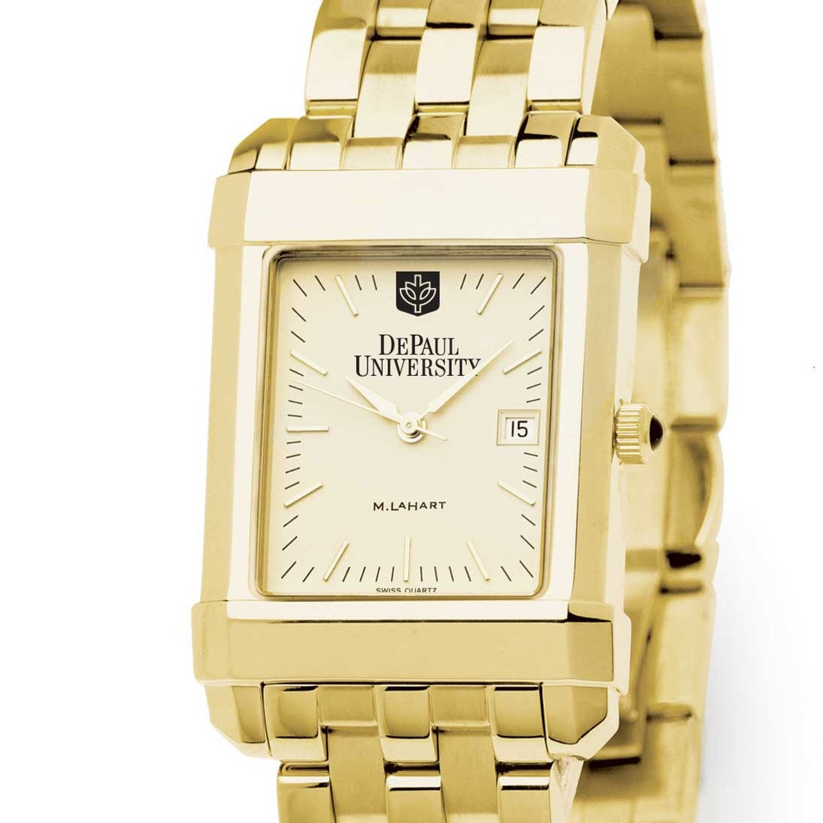 DePaul Men's Gold Quad with Bracelet | M.LaHart & Co.