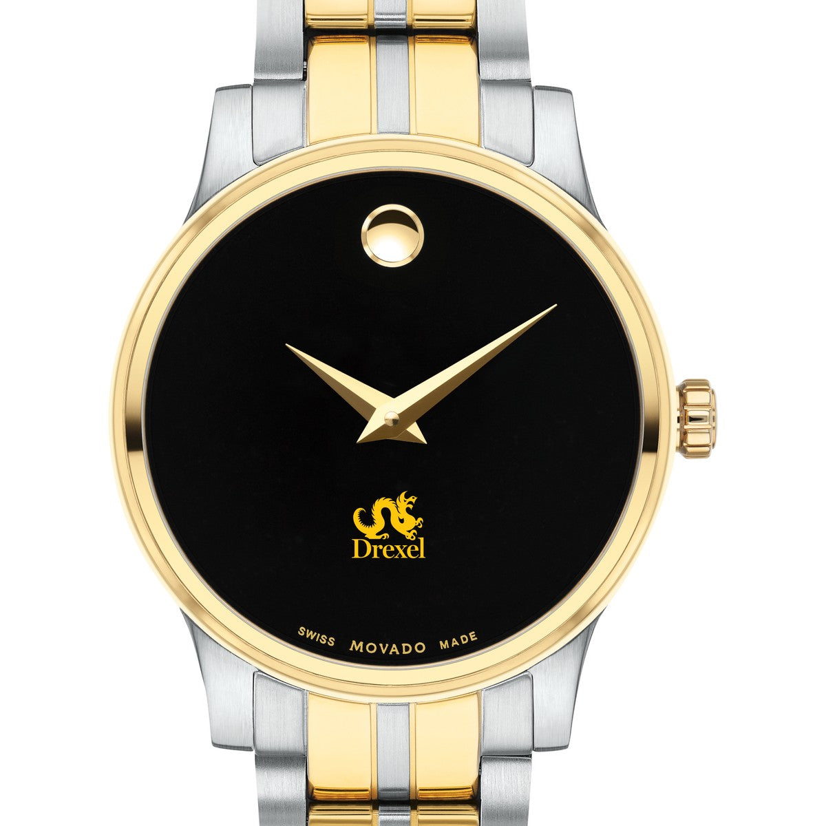 Drexel Women's Movado Collection Two-Tone Watch with Black Dial | M ...