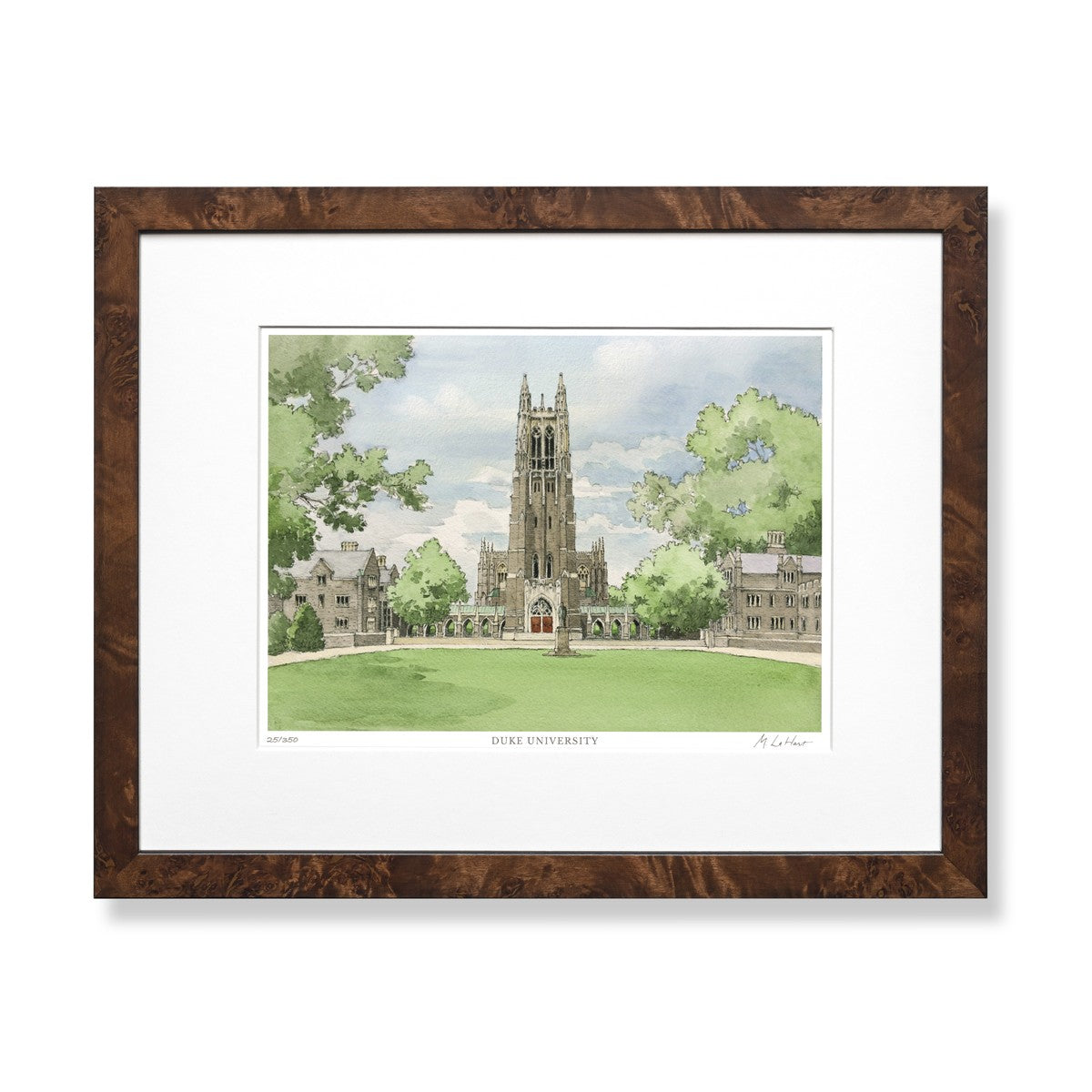 Duke Campus Print - Limited Edition, Medium | M.LaHart & Co.