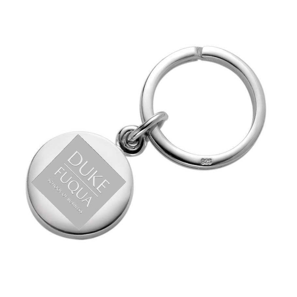 Duke Fuqua Sterling Silver Insignia Key Ring | M.LaHart & Co.