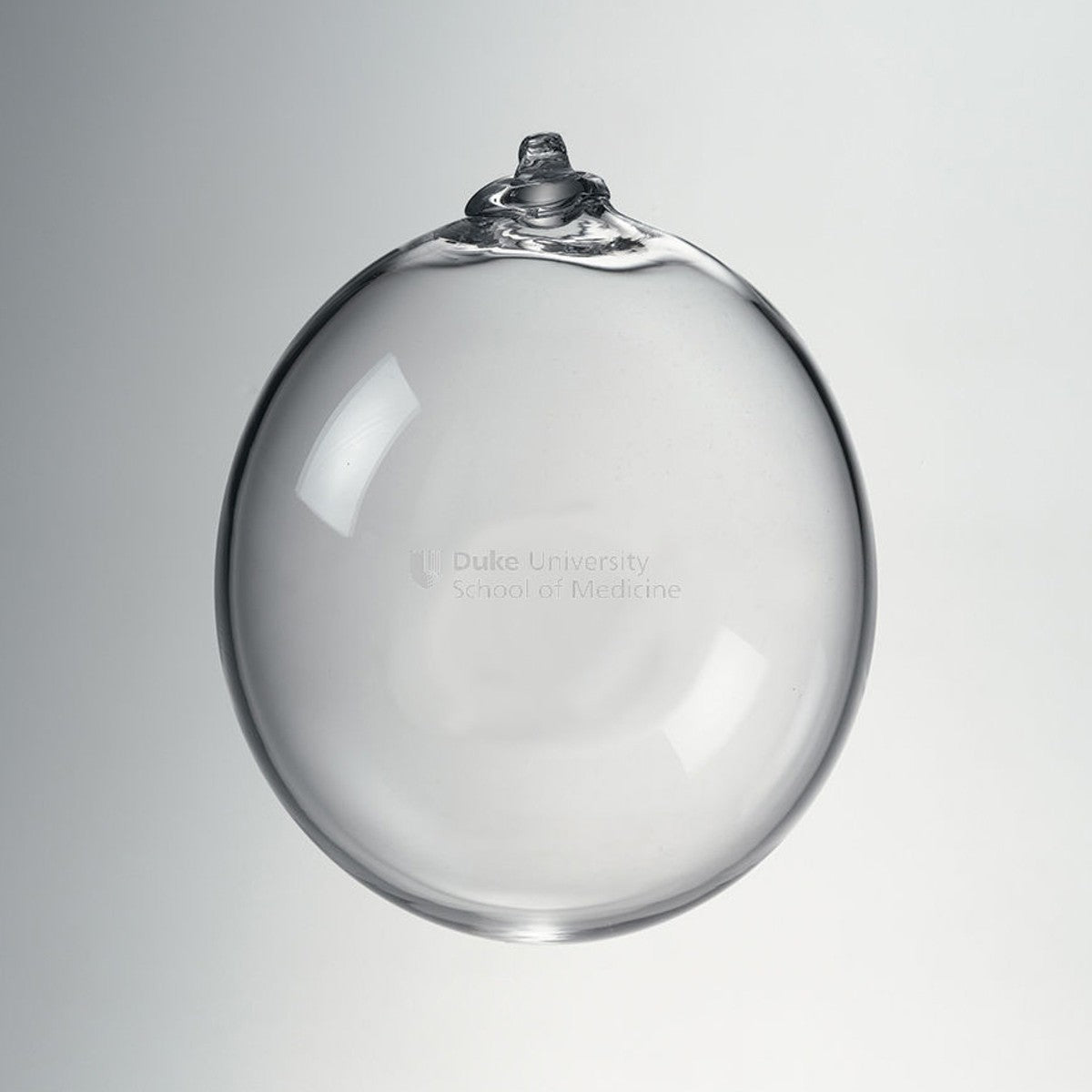 Duke Med Glass Ornament by Simon Pearce | M.LaHart & Co.