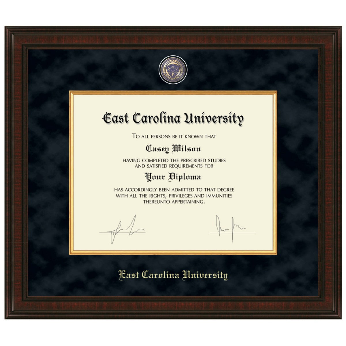 ECU Diploma Frame - Excelsior - Graduation Gift Selection | M.LaHart & Co.