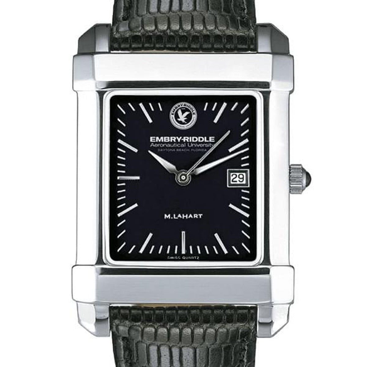 Embry-Riddle Men's Black Quad with Leather | M.LaHart & Co.