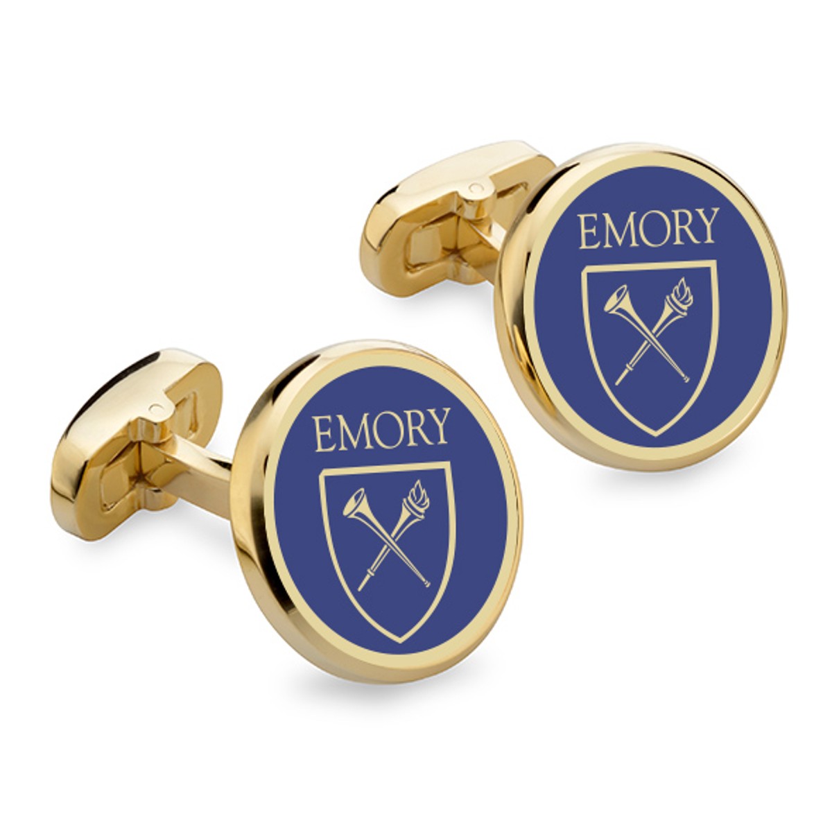 Emory Enamel Cufflinks - Graduation Gift Selection | M.LaHart & Co.