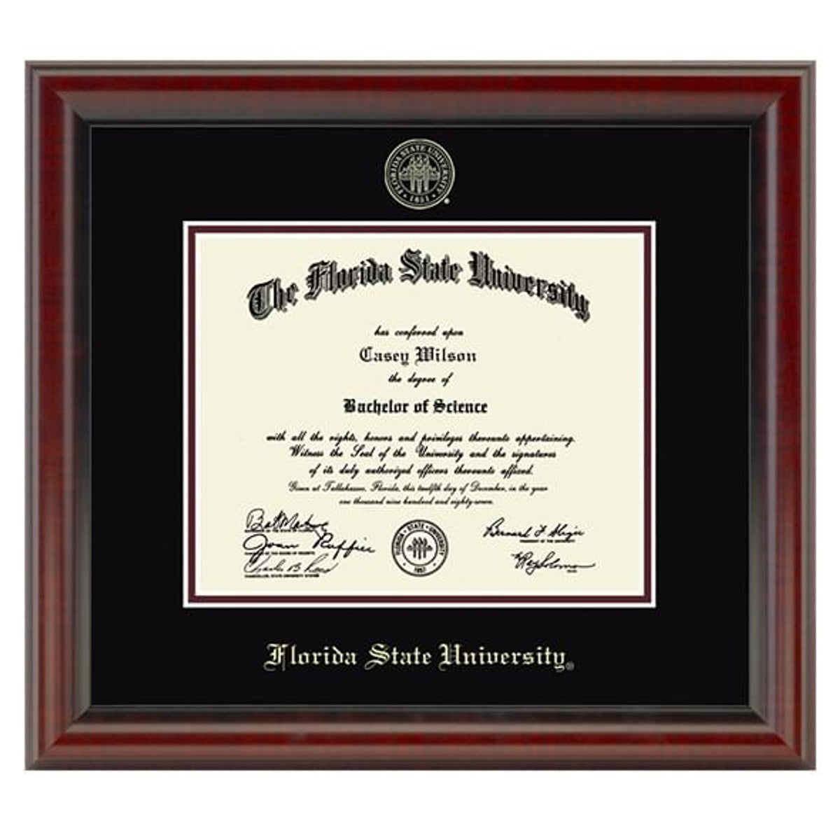 FSU Diploma Frame - Fidelitas | M.LaHart & Co.