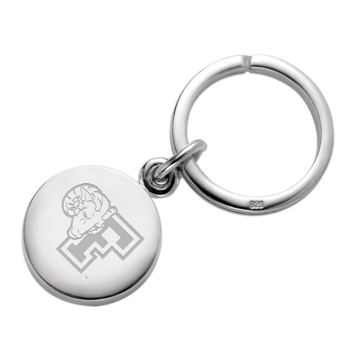 Fordham Sterling Silver Insignia Key Ring - Graduation Gift Selection ...