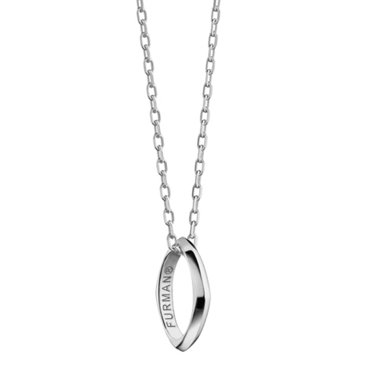 Furman Monica Rich Kosann Poesy Ring Necklace in Silver | M.LaHart & Co.