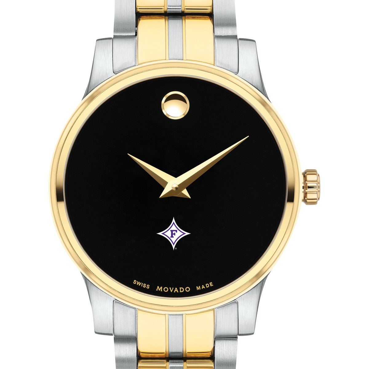 Furman Women's Movado Collection Two-Tone Watch with Black Dial | M ...