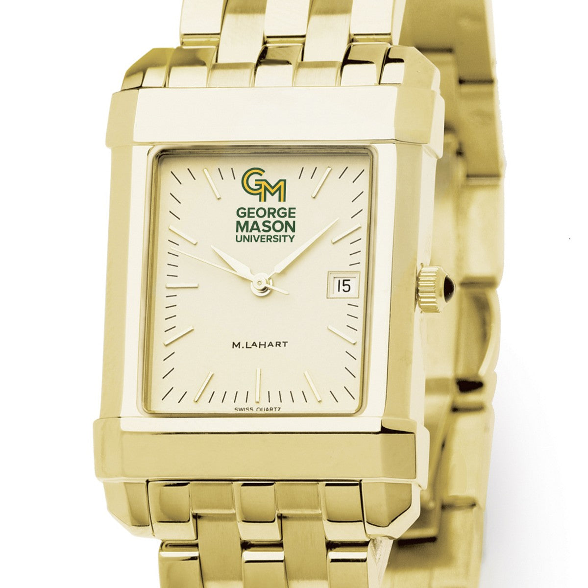 George Mason Men's Gold Quad with Bracelet | M.LaHart & Co.
