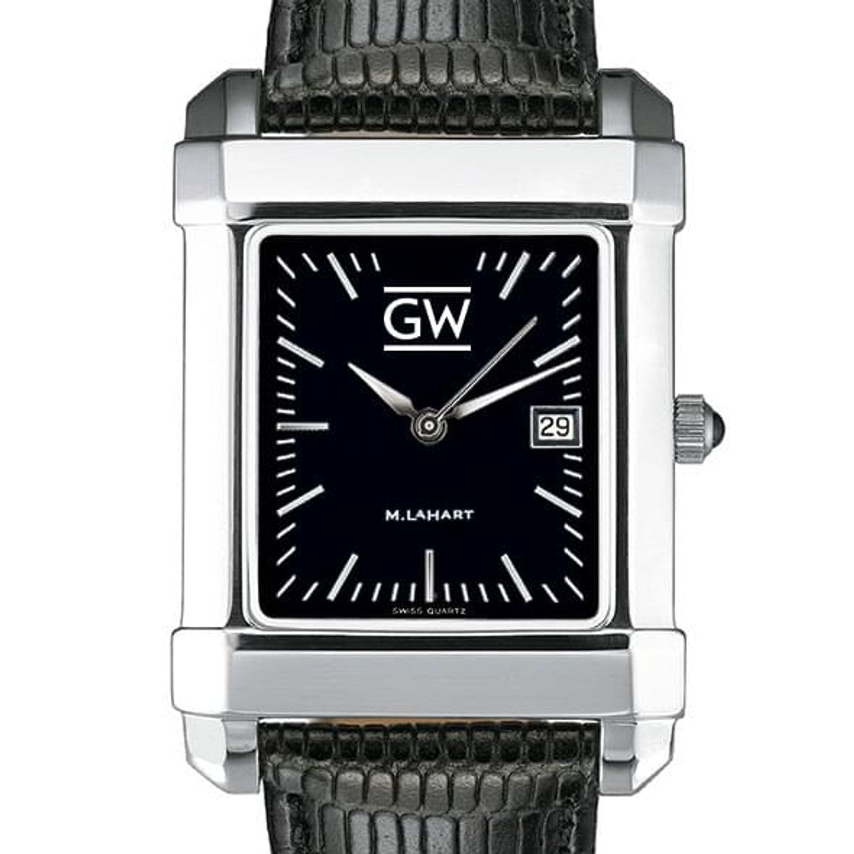 George Washington Men's Black Quad with Leather | M.LaHart & Co.