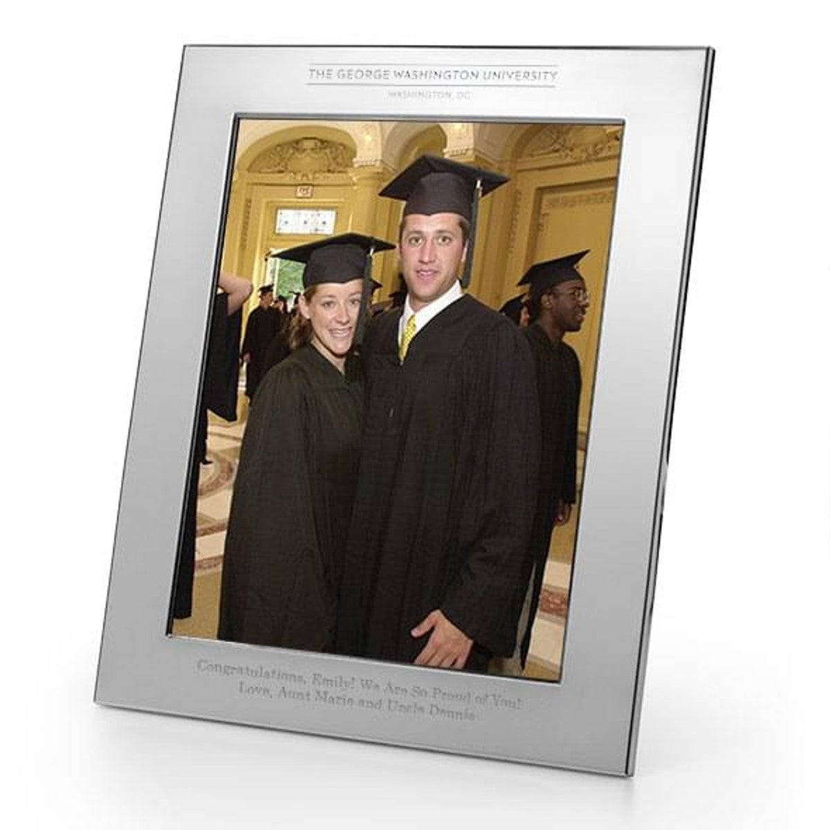 George Washington Polished Pewter 8x10 Picture Frame | M.LaHart & Co.
