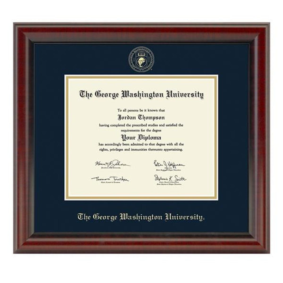 George Washington Diploma Frame - Fidelitas | M.LaHart & Co.