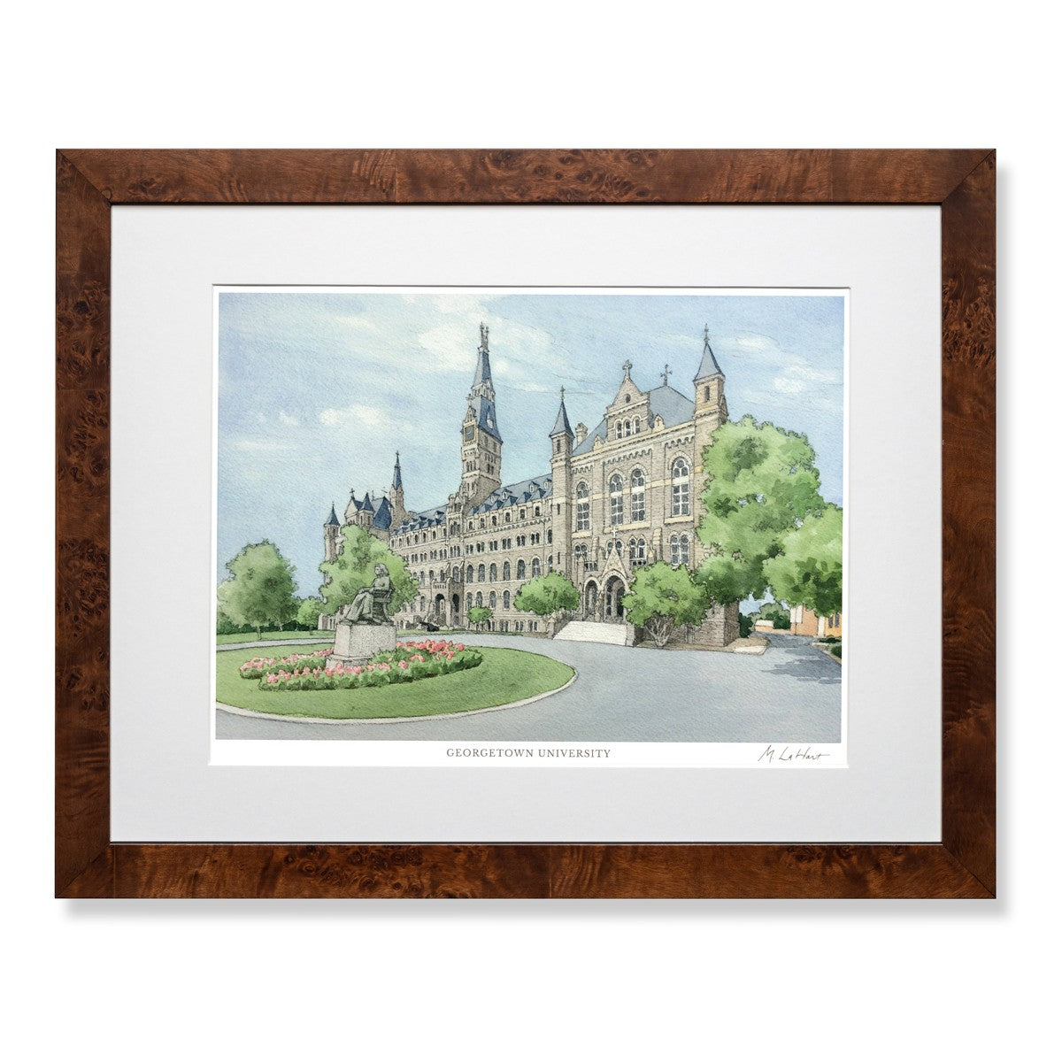 Georgetown Campus Print - Limited Edition, Large | M.LaHart & Co.