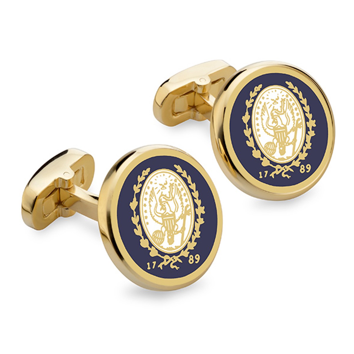 Georgetown Enamel Cufflinks - Graduation Gift Selection | M.LaHart & Co.