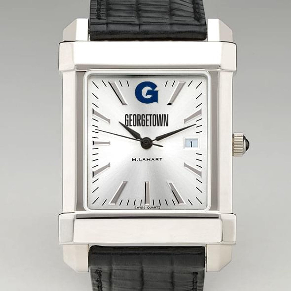 Georgetown Men's Collegiate Watch with Leather Strap | M.LaHart & Co.