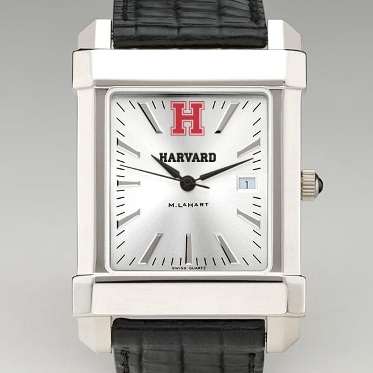 Harvard Men's Collegiate Watch with Leather Strap | M.LaHart & Co.