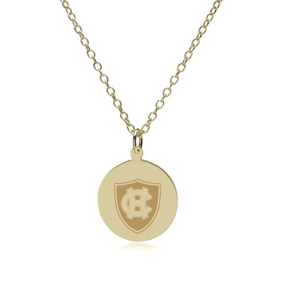 Holy Cross 14K Gold Pendant & Chain | M.LaHart & Co.