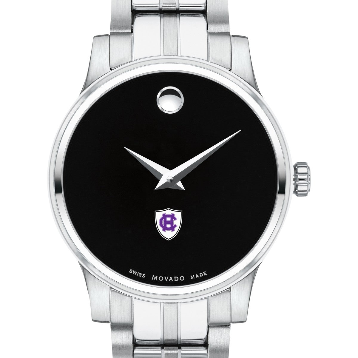 Holy Cross Women's Movado Stainless Steel Watch with Black Dial | M ...