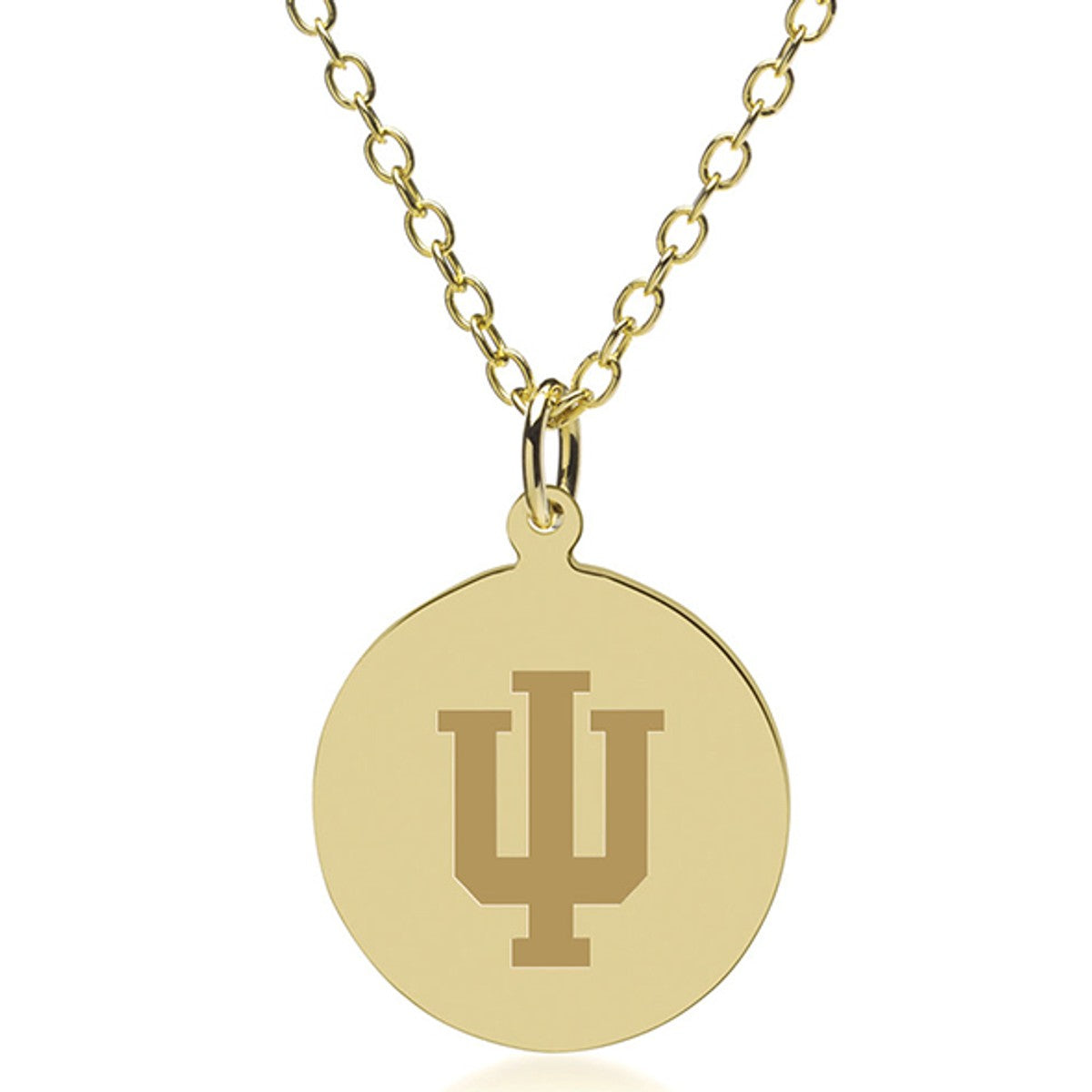 Indiana 14K Gold Pendant & Chain | M.LaHart & Co.