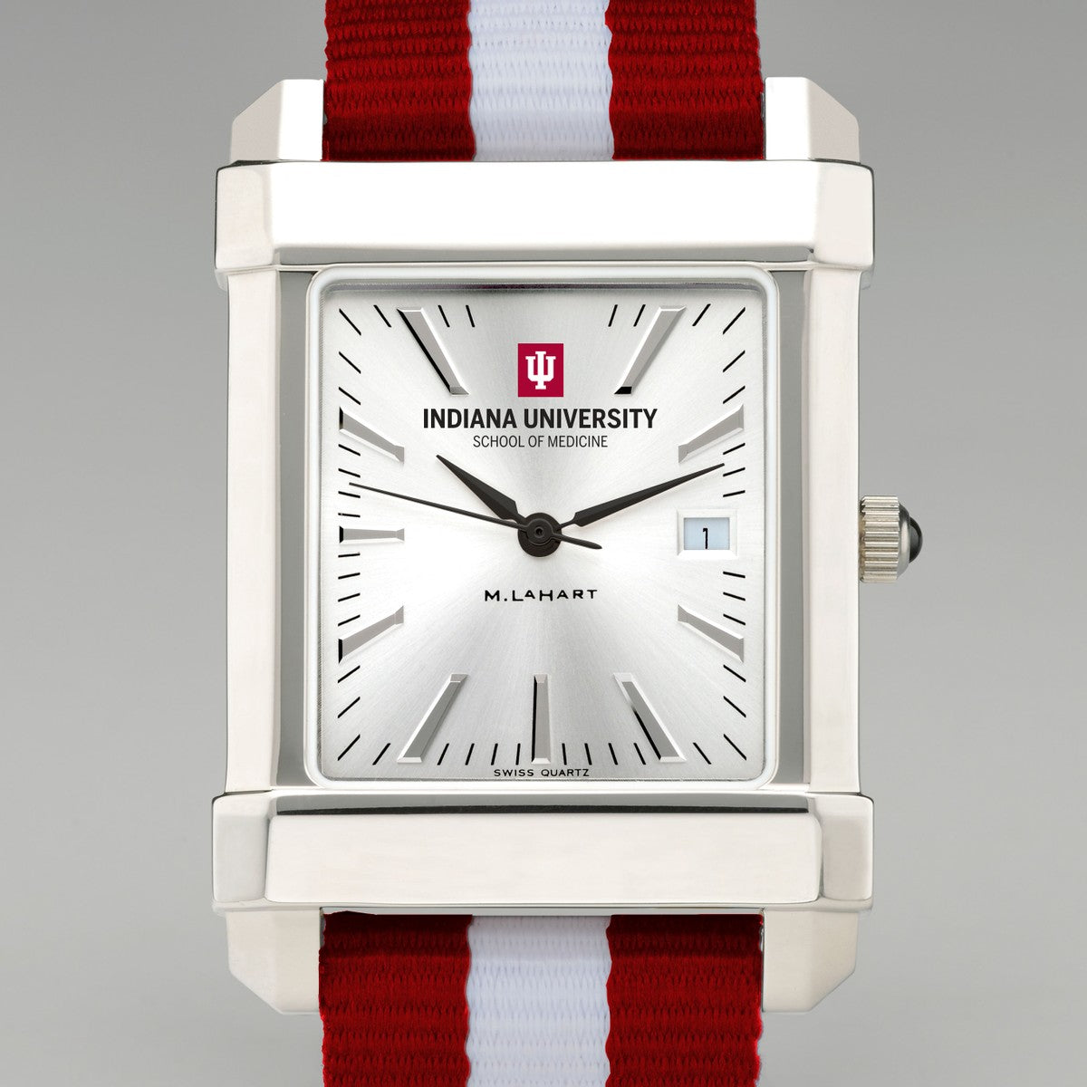 IU School of Medicine Collegiate Watch with RAF Nylon Strap for Men | M ...