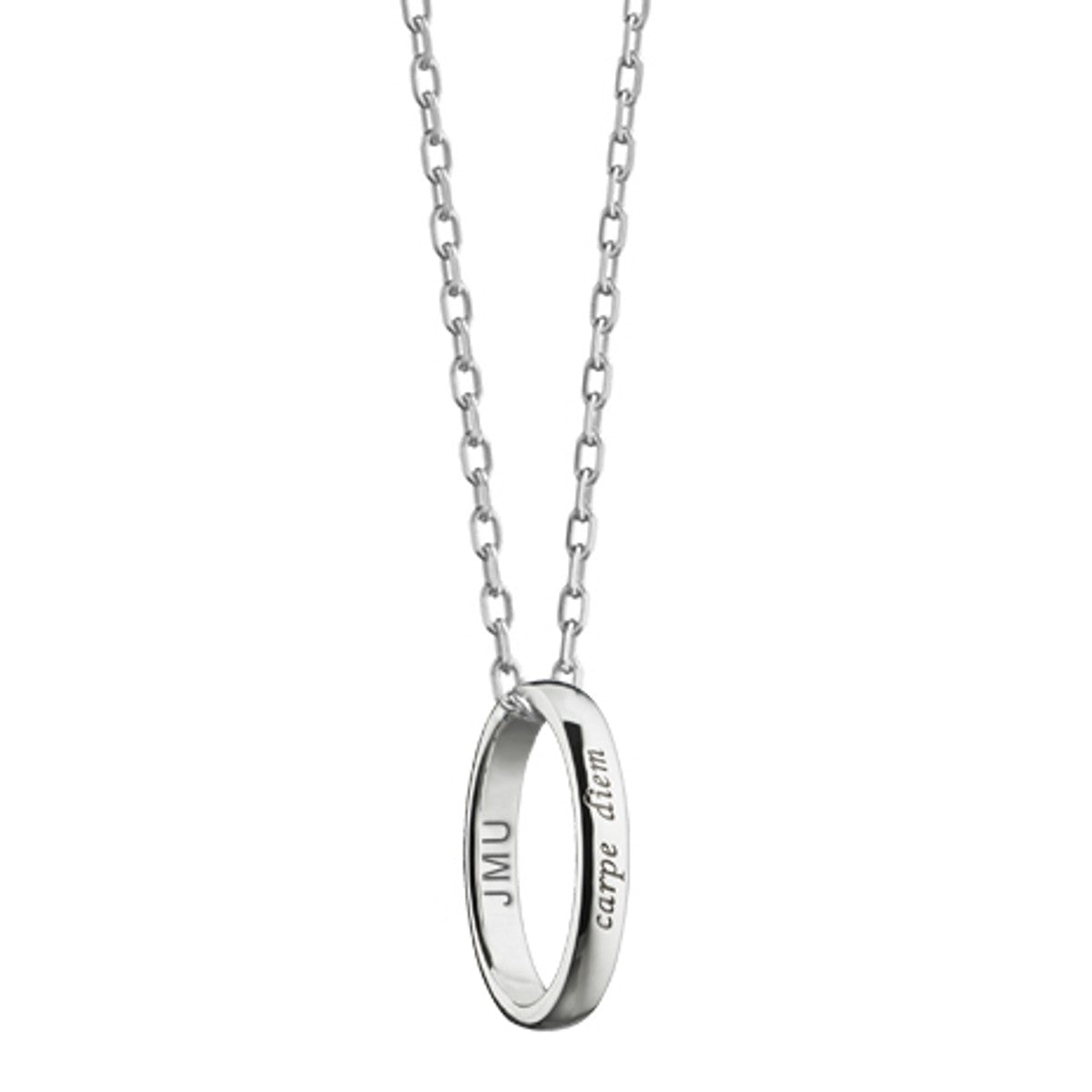 James Madison Monica Rich Kosann "Carpe Diem" Poesy Ring Necklace in ...